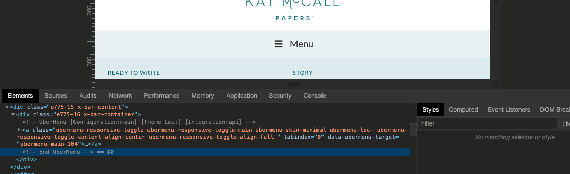 Menu bar and sub-menu not center in mobile - Support - Themeco Forum