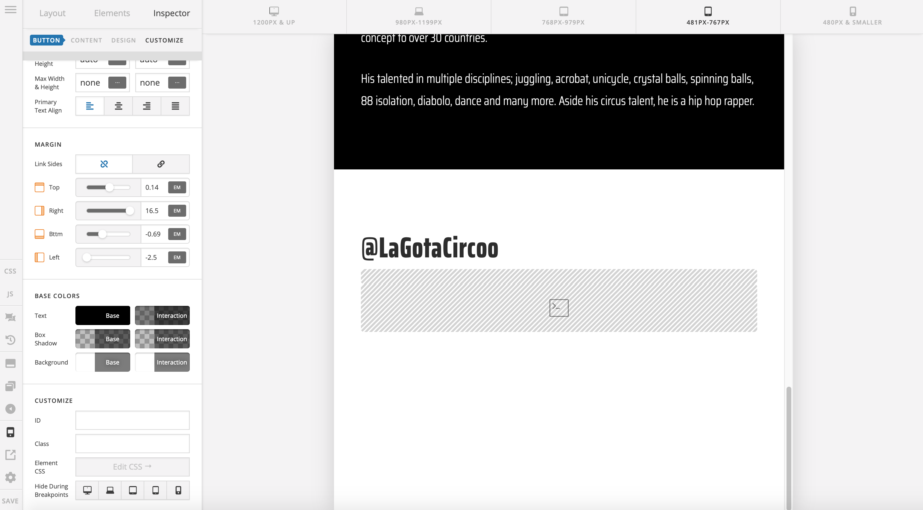 Footer Not Showing On Mobile View Support Themeco Forum